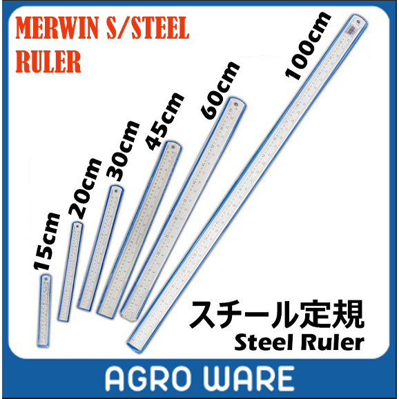 Heavy Duty Anti Rust Long Stainless Steel Double Sided Ruler Pembaris ...
