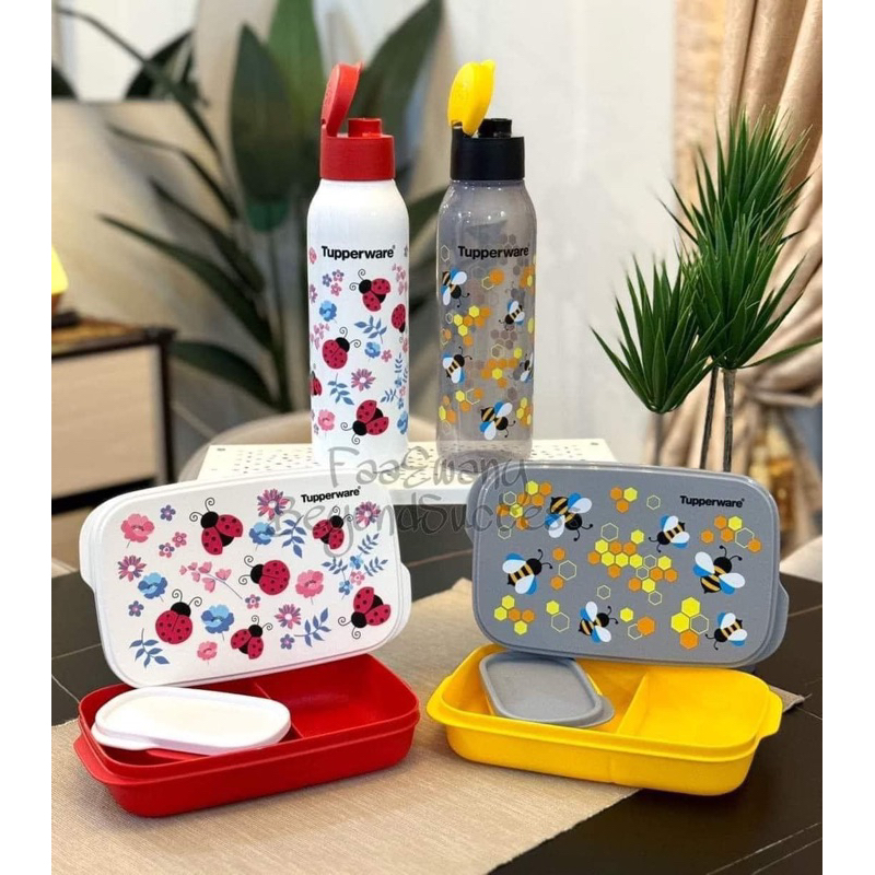 Readystock Tupperware Brands Whimsical Garden Set/ Set Bekal Budak ...