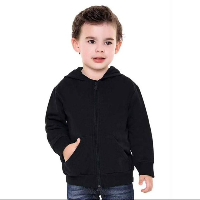 Size [2-12] Unisex Kanak2 Zipper Hoodie Jacket Kain Cotton | Shopee ...