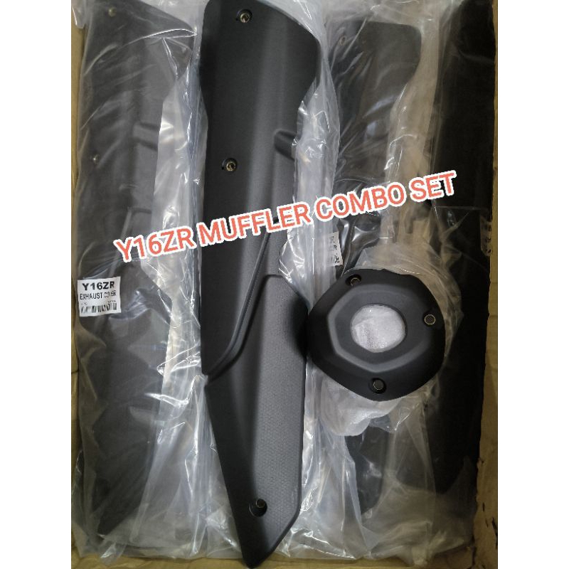 YAMAHA Y16ZR Y16 Y Y16 MUFFLER COVER SET SILVER VIETNAM STYLE SILVER ...