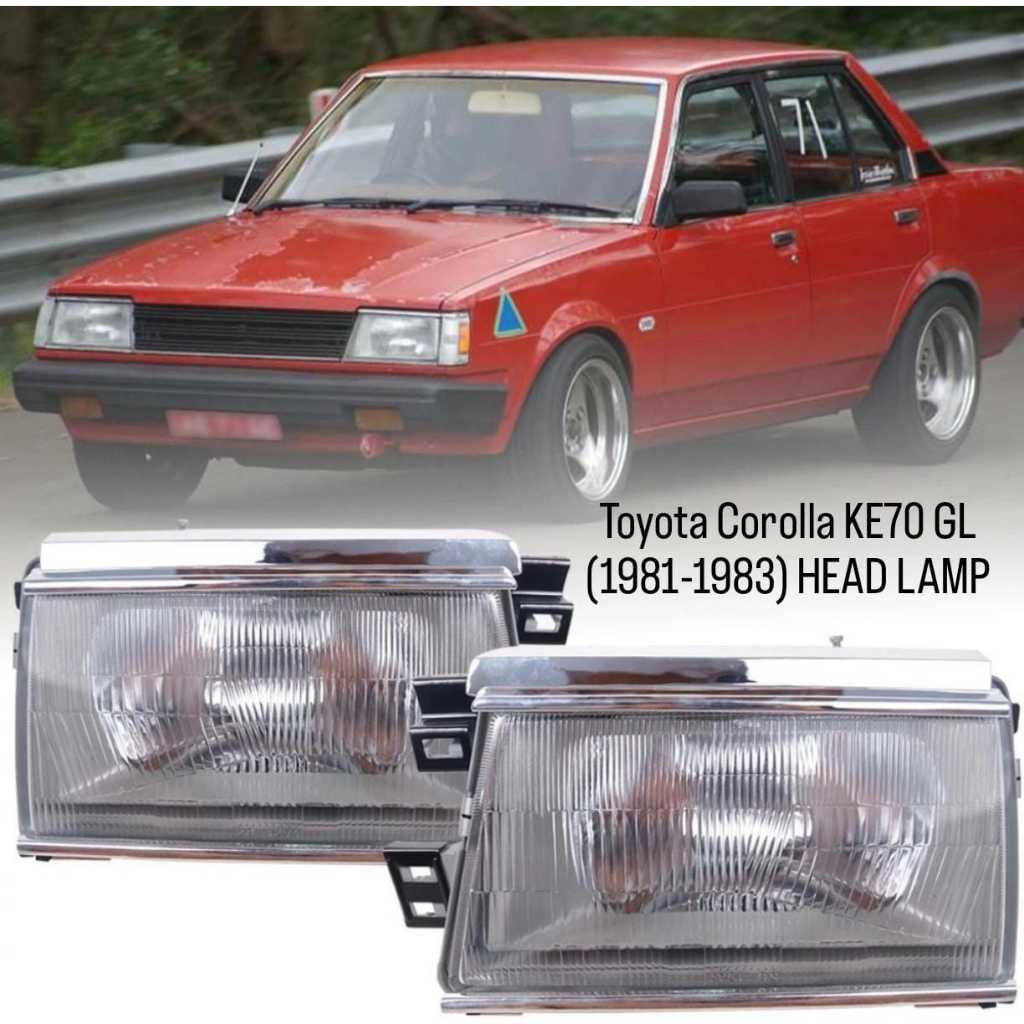 Toyota Corolla GL E70 E71 KE70 KE72 KE75 TE71 TE72 1982 Year Front Head ...