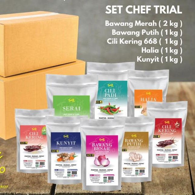 Pes Masakan Pes Kisar Bawang Merah Bawang Putih Halia Kunyit Cili Padi ...