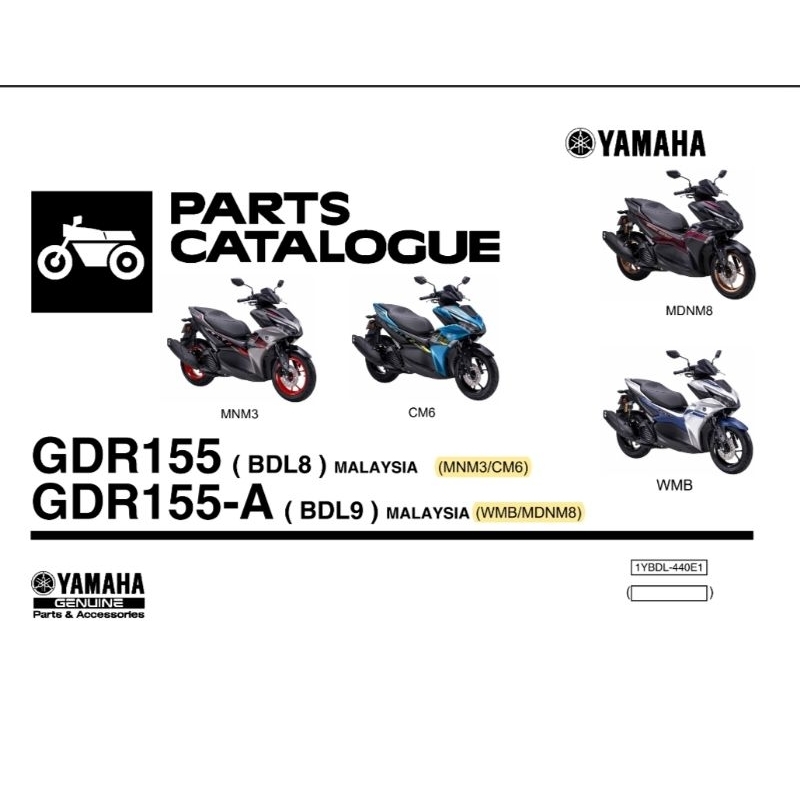Yamaha NVX key and keyless Parts Catalogue | Shopee Malaysia