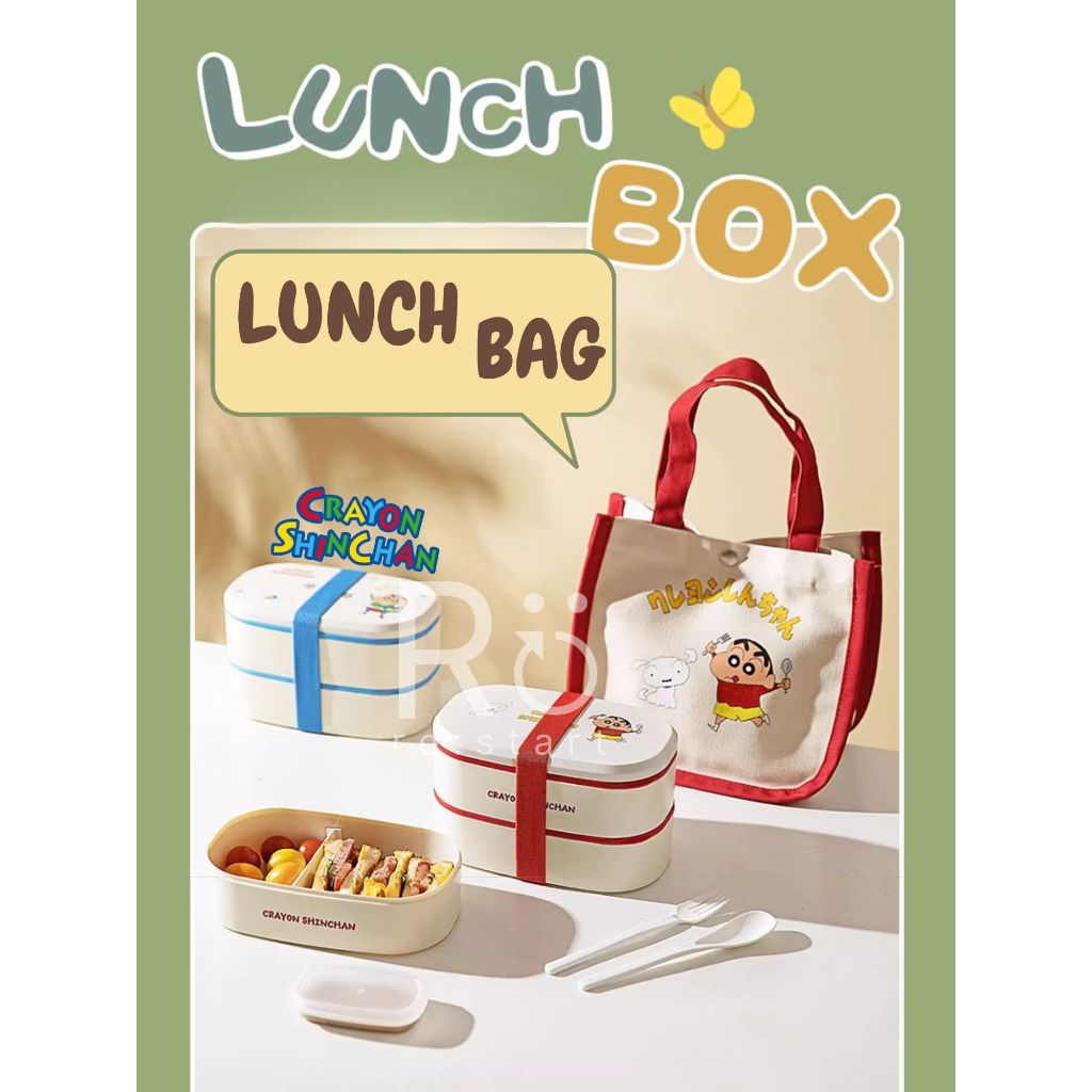[Ready Stock] Crayon Shin Chan Lunch Box | Bento Box |Crayon Shin-Chan ...