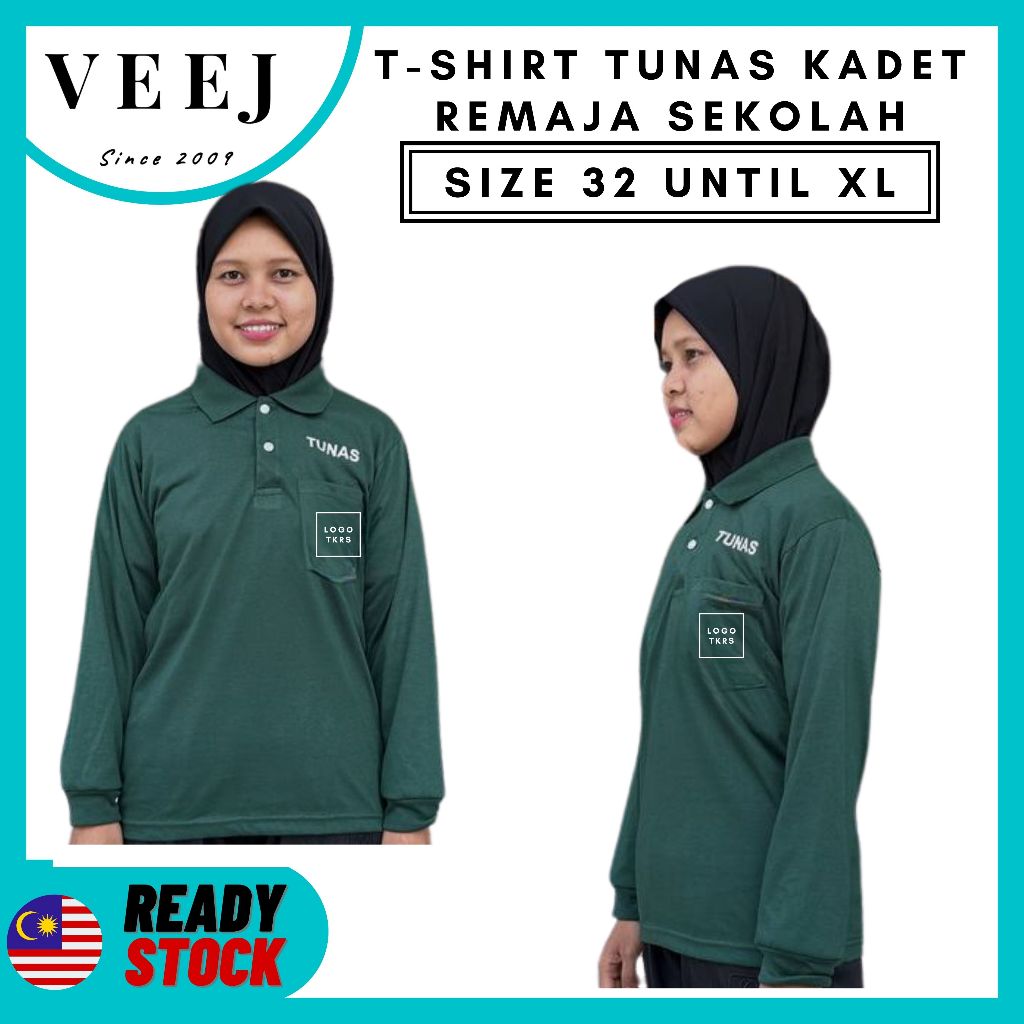UNIFORM | T-SHIRT TKRS LENGAN PANJANG | TUNAS KADET REMAJA SEKOLAH ...