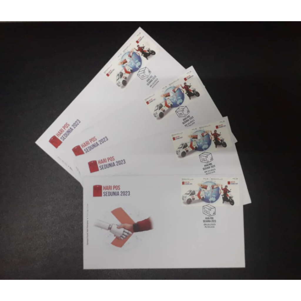 Sampul Surat Hari Pertama (FDC) "Hari Pos Sedunia" 2023 Dengan Setem ...