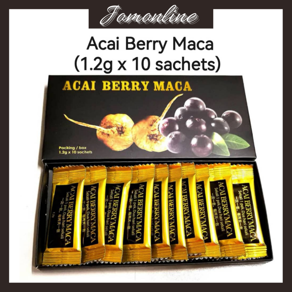 (Ready Stock) Acai Berry Maca Powder (1.2g x 10 Sachets) | Shopee Malaysia