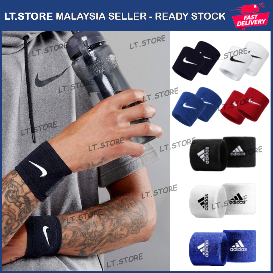 Premium Quality Wristband Sweat Hand Band Unisex Wrist Sport Tennis ...