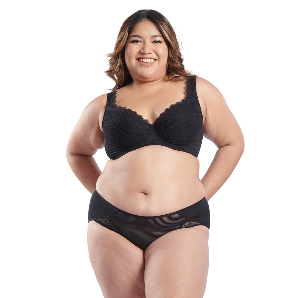 XIXILI RYSA GEOMETRIC LACE CONTOURING BRA | Shopee Malaysia