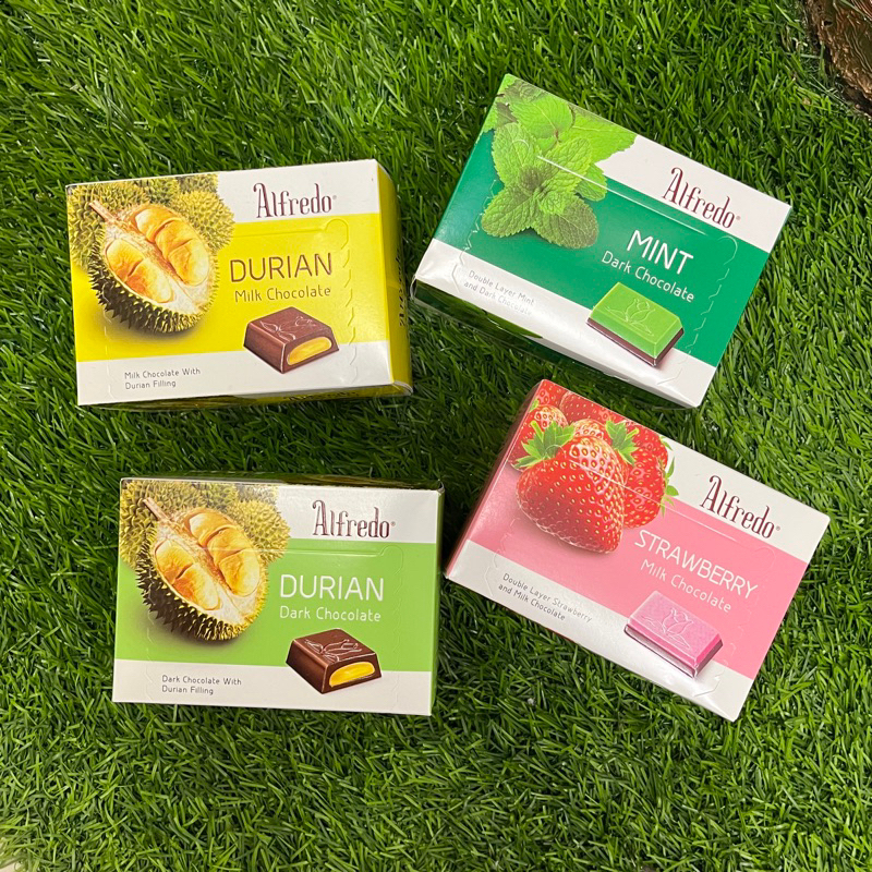 [EXCLUSIVE] ALFREDO DOUBLE LAYER THIN MINT (STRAWBERRY / DURIAN / DARK ...