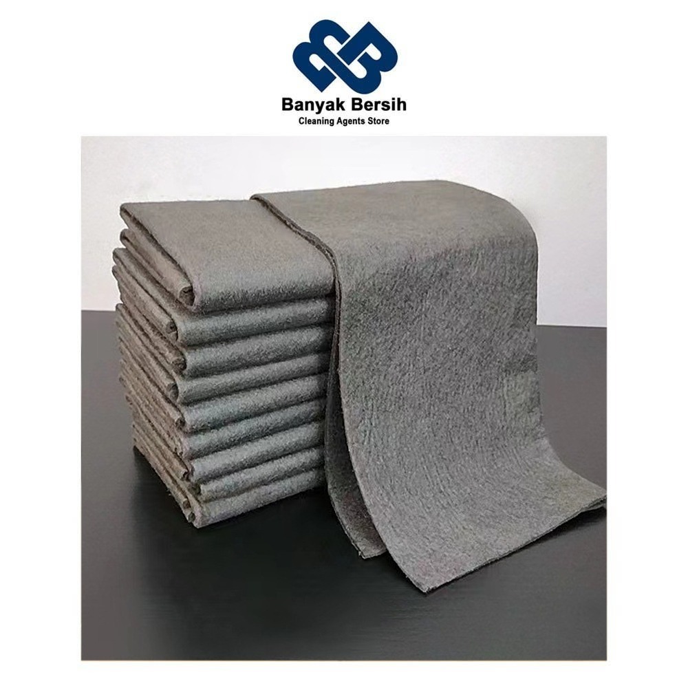BANYAK BERSIH Glass Lint-free Magic Absorbent Water Wiping Towel Tuala ...
