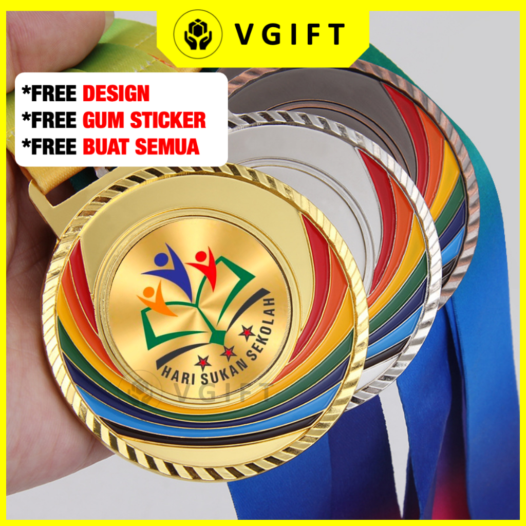 [KL SELLER] Rainbow Medal,Metal Medal,Sticker Medal,Medal | Shopee Malaysia