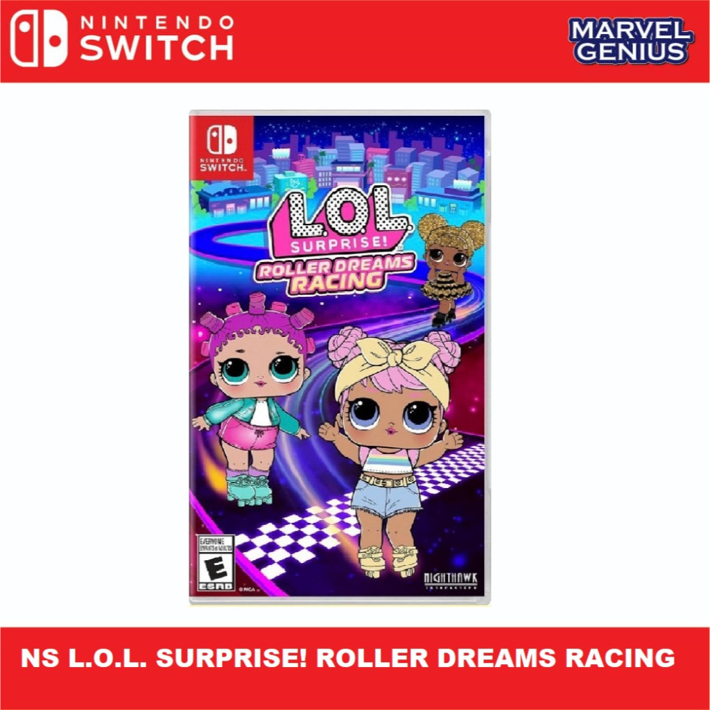 NSW NS NINTENDO SWITCH GAME LOL L.O.L. SURPRISE ! ROLLER DREAMS RACING ...