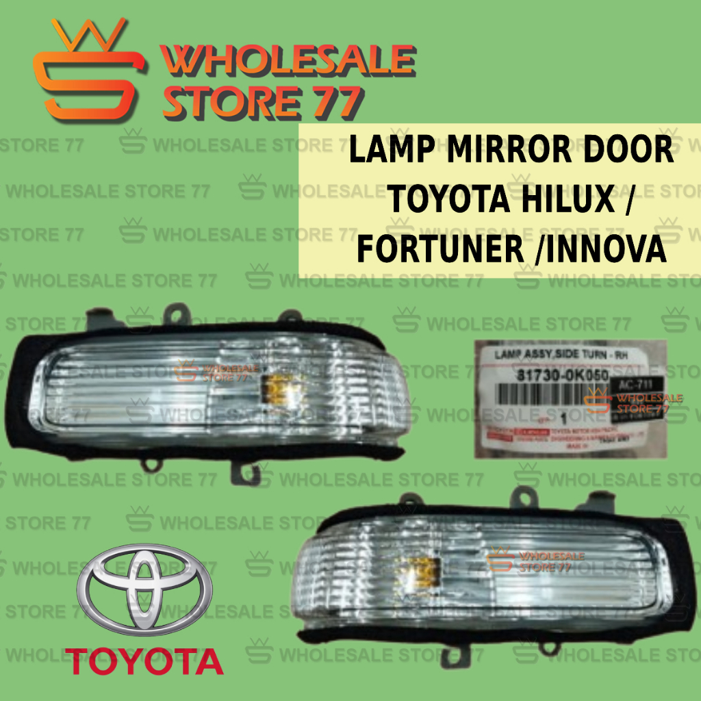 ORIGINAL | TOYOTA HILUX VIGO FORTUNER INNOVA 2011 2012 2013 2014 SIDE ...