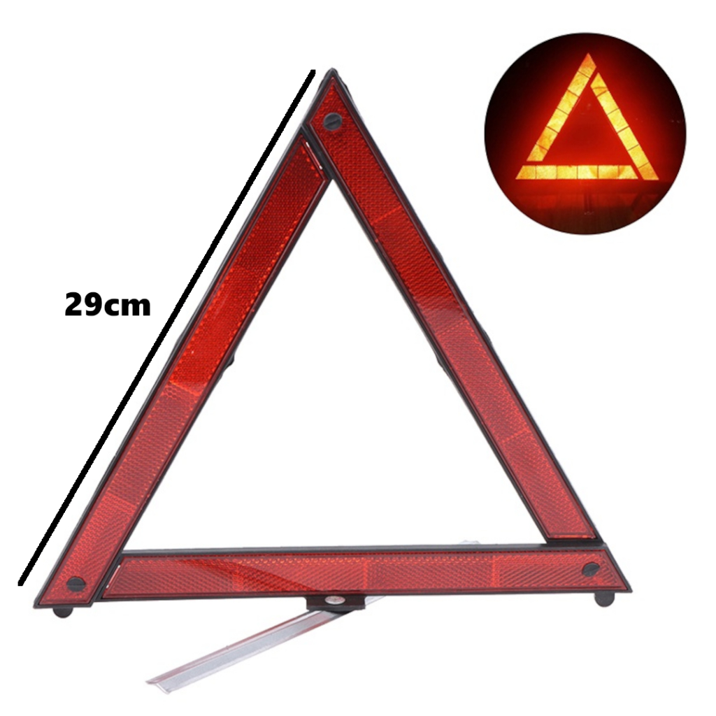 Foldable Emergency Tripod Warning Reflective Triangle Road Side Sign ...