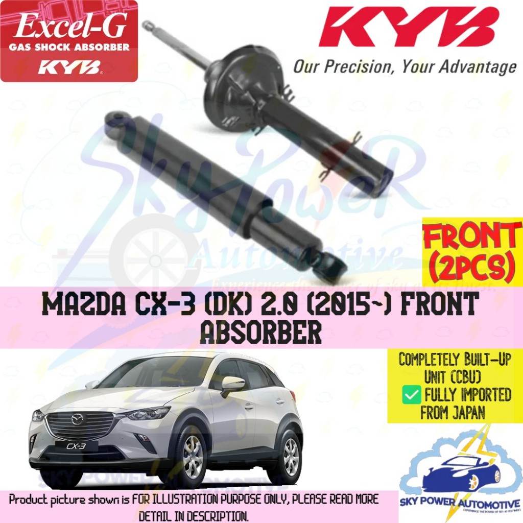 MAZDA CX-3 CX3 DK 2.0 (2015~) KAYABA KYB EXCEL G GAS SHOCK ABSORBER ...