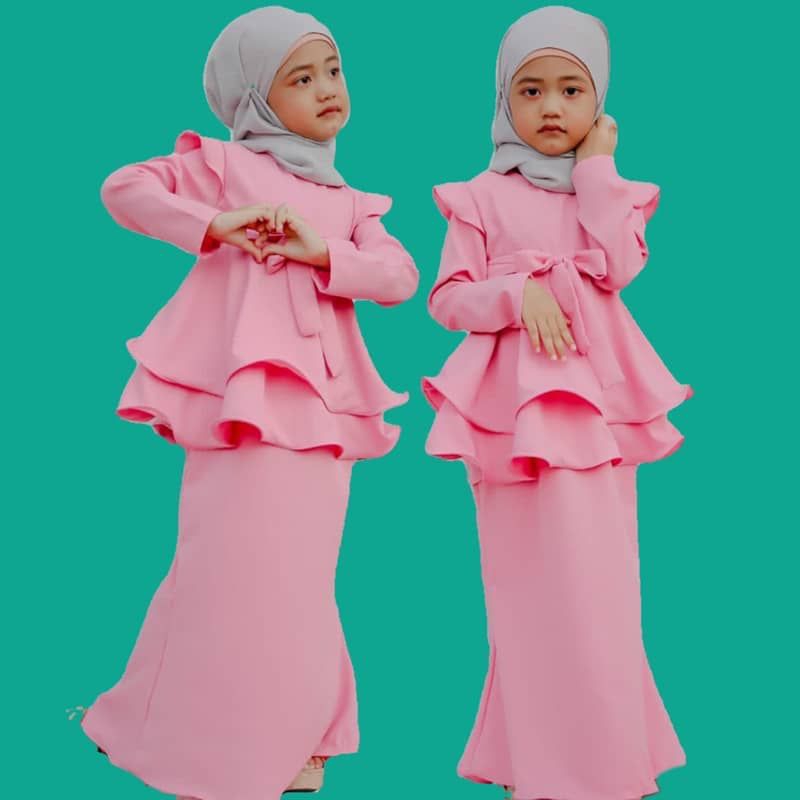 Ready stock PEPLUM DOLLY Baju kurung budak Baju kurung Kanak kanak Baju ...