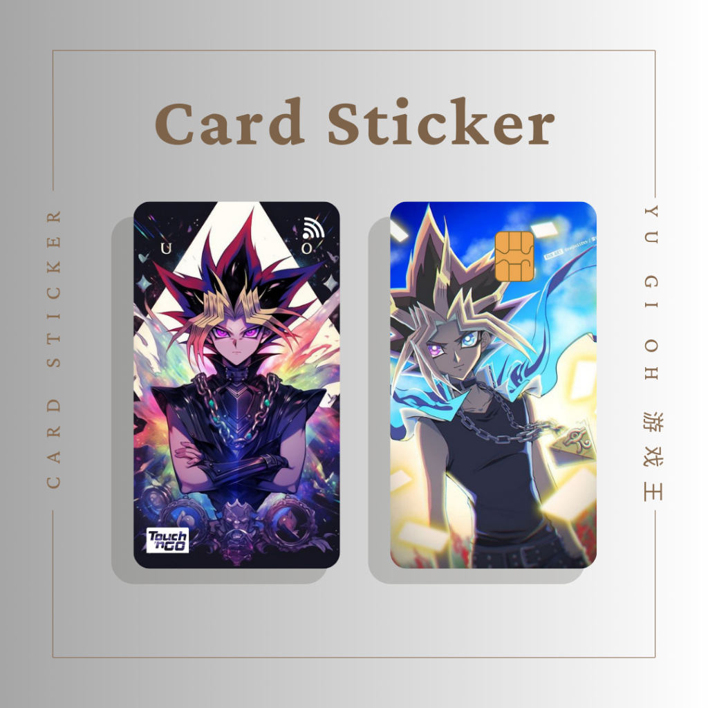 YUGIOH CARD STICKER - TNG CARD / NFC CARD / ATM CARD / ACCESS CARD ...