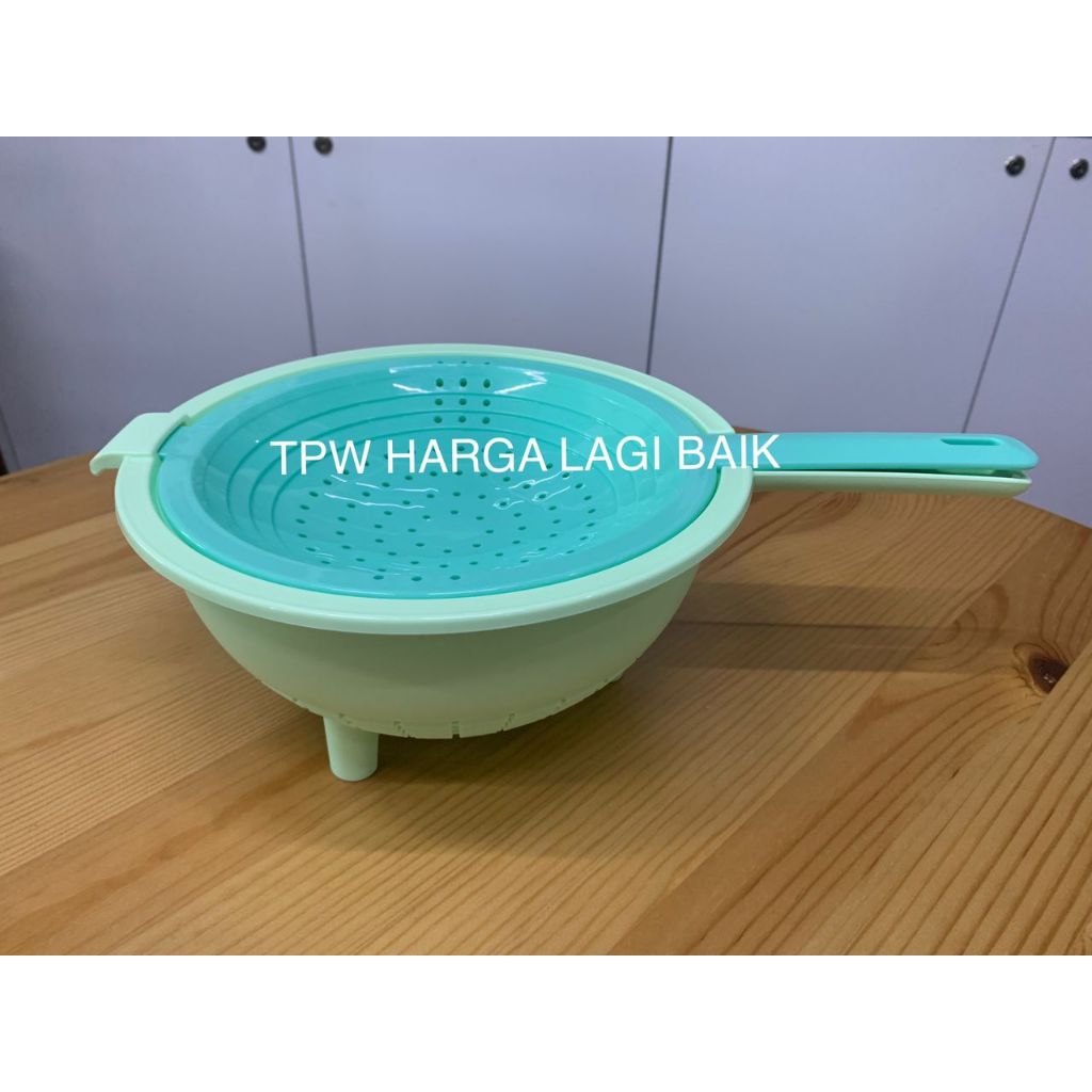 Tupperware Double Colander / Tapis Sayur, Buah | Shopee Malaysia