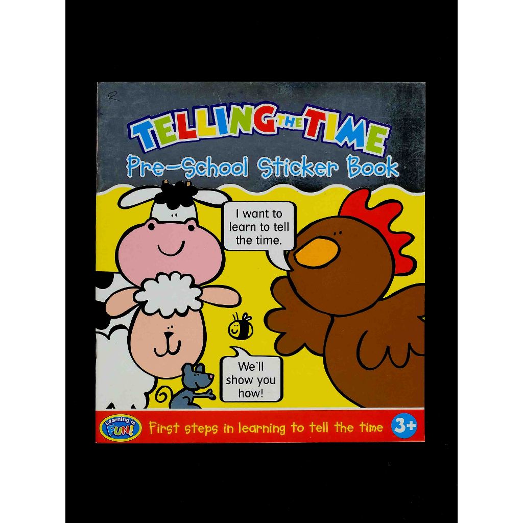 Telling the time (Pre-school Sticker Books) USED | Shopee Malaysia
