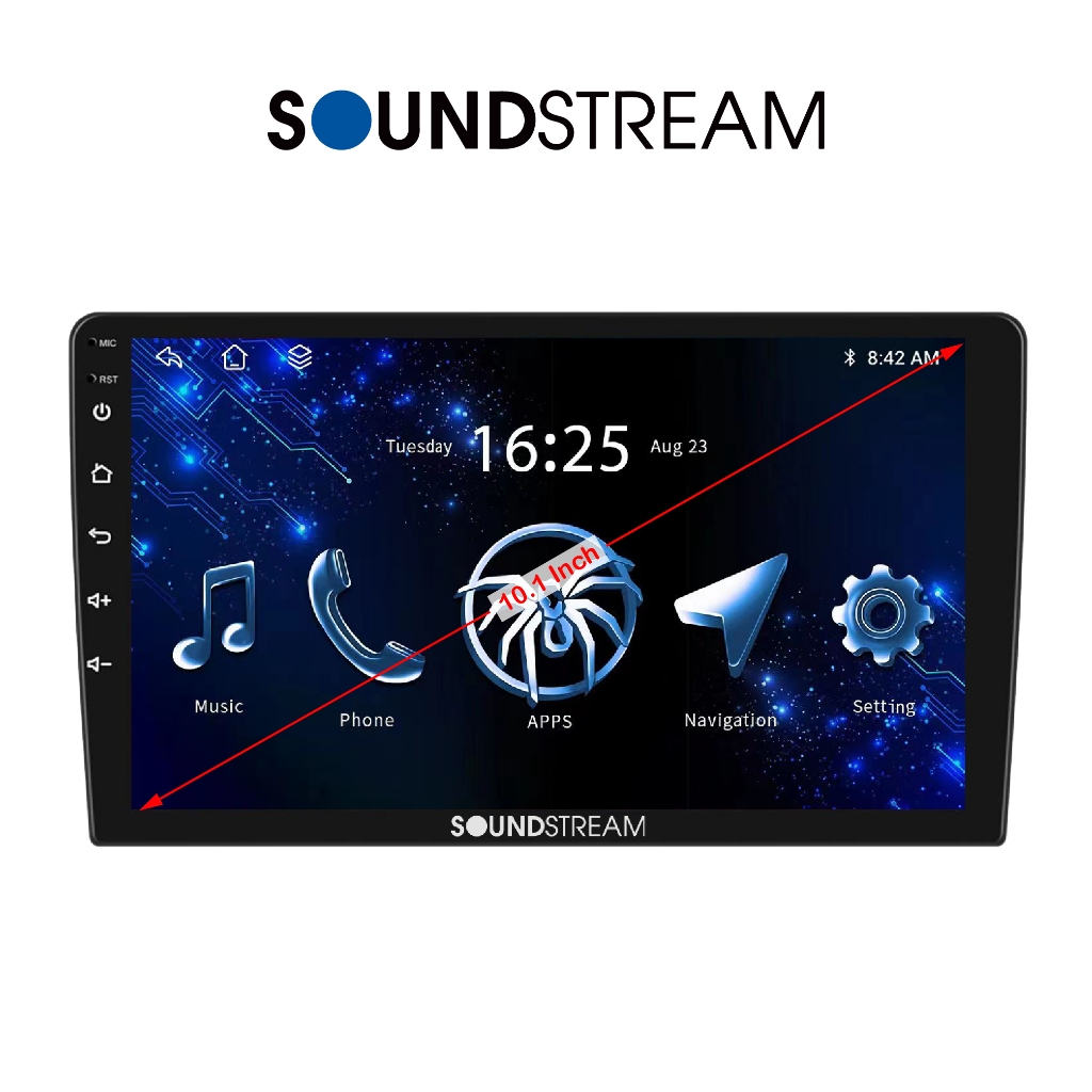 SOUNDSTREAM Anzuo Explore DSP Android Car Player (9"/10"/1 + 32GB ...