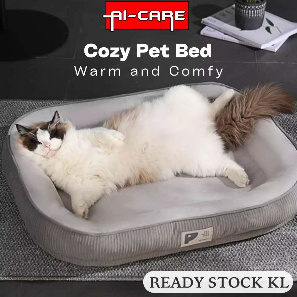 Kimpet Soft Cushion Pet Sleeping Bed Comfortable Round Kimpet Bed ...