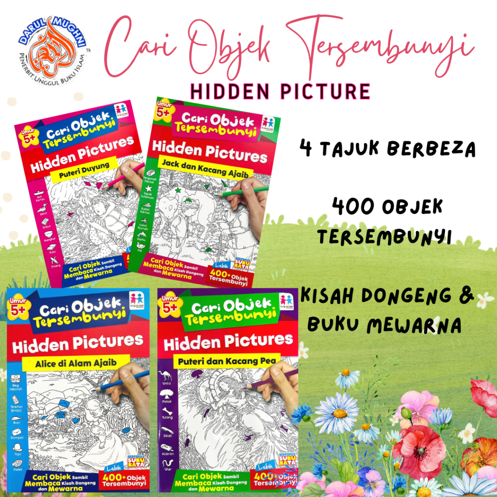 Buku (CARI OBJEK TERSEMBUNYI) - Buku Latihan - Buku Aktiviti - Buku ...