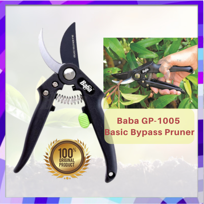 Baba GP-1005 (1) Basic Bypass Pruner for Gardening Plants / Pemangkas ...