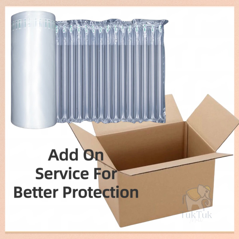 PWP only [ ADD ON service only] Inflatable Bubble wrap and box with ...