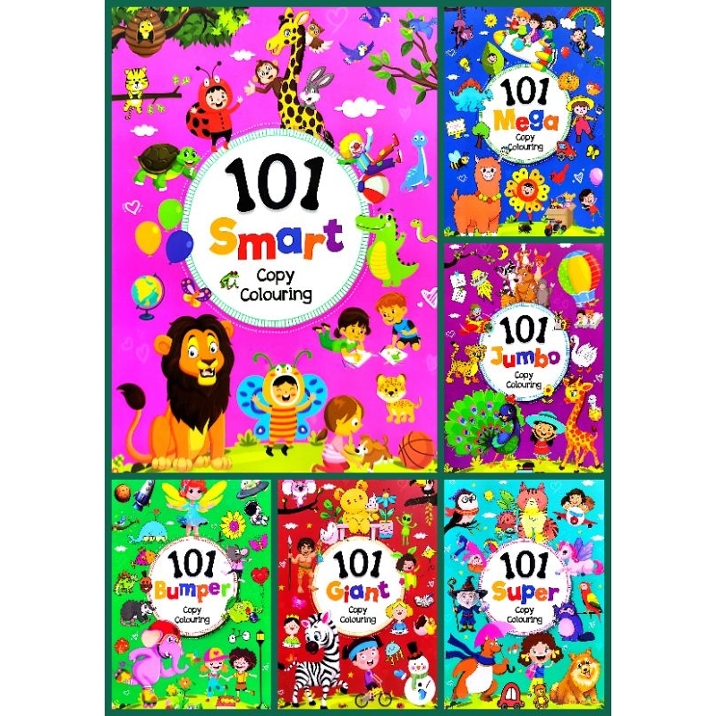 BUKU WARNA - 101 COPY COLOURING (MIND TO MIND ) | Shopee Malaysia