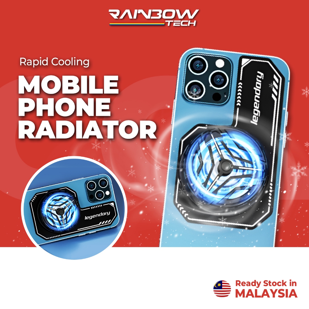 RBTECH Gaming Radiator Fast Cooling Easy Install Self Adhesive Phone ...