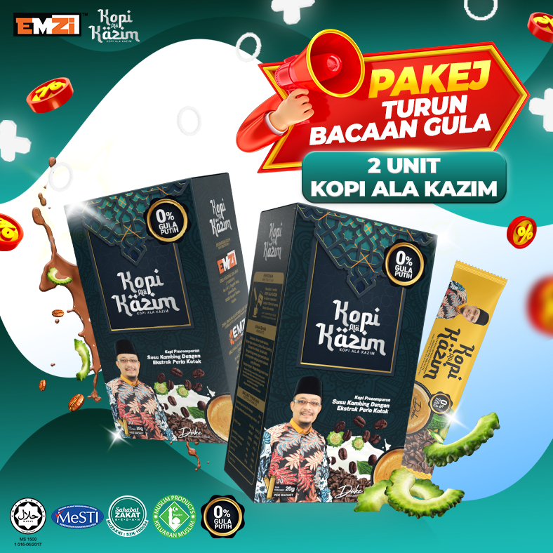 Emzi Kopi Ala Kazim (20g x 10 Sachet) | Shopee Malaysia