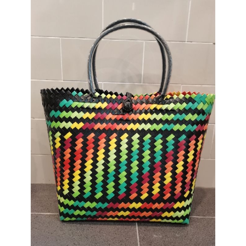 [The Rattan House] FREE TWILLY Penan Handmade Bag/ Bakul Anyaman ...