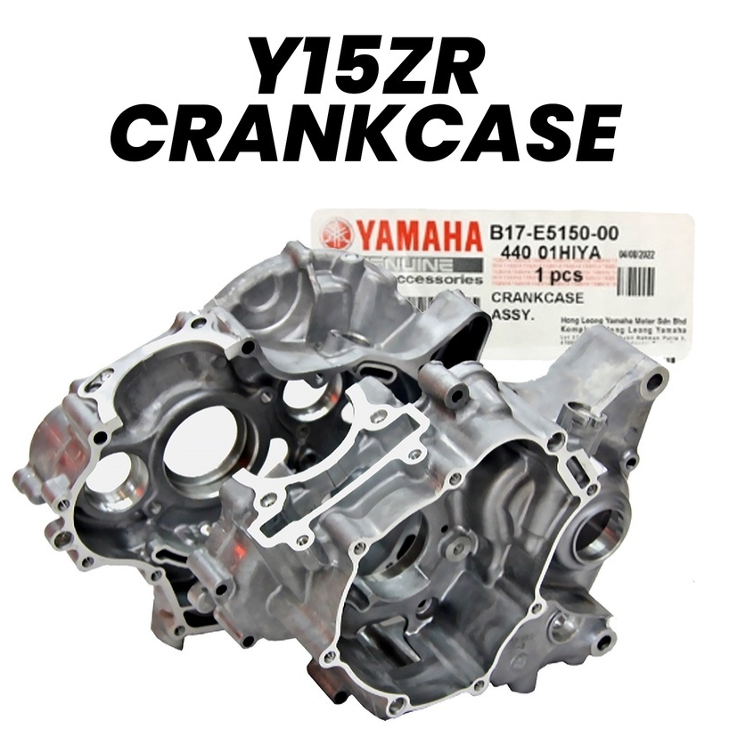 100% Original Y15ZR Y15 V1 V2 Crankcase Engine Complete Crank Case LH RH Casing Enjin B17-E5150 ...