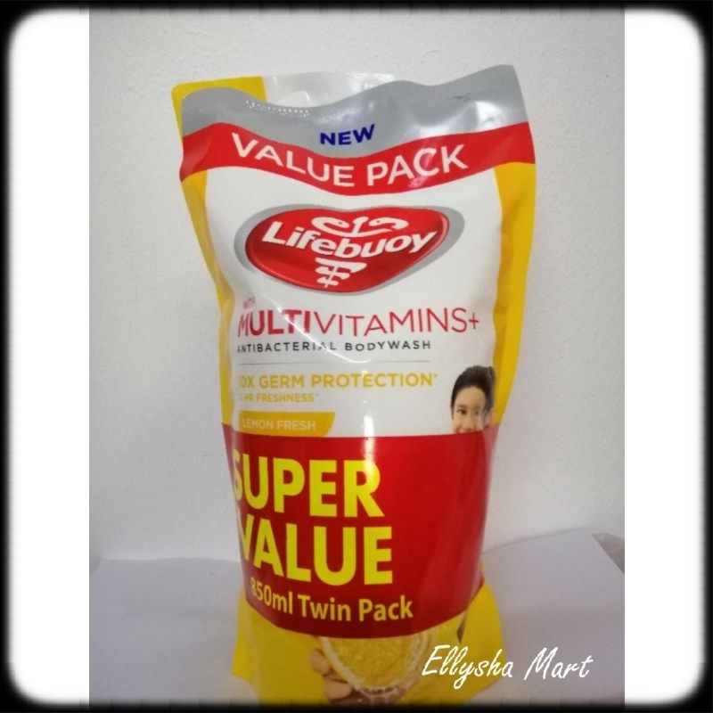 Lifebuoy Antibacterial Bodywash Super Value Twin Pack (850ml x 2 ...