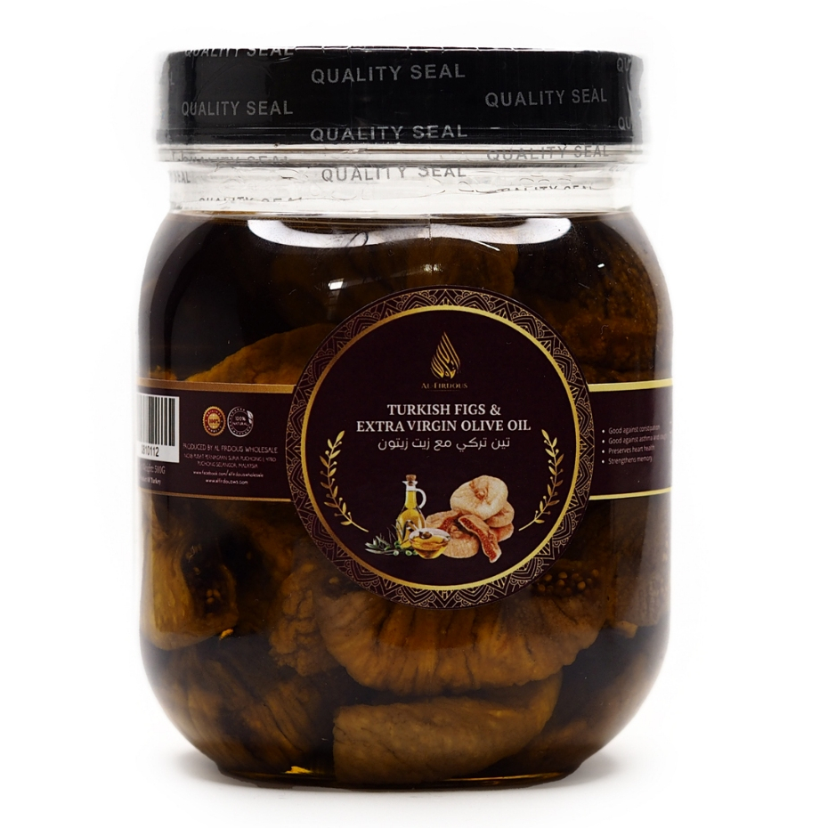 Al-Firdous Turkish Figs & Extra Virgin Olive Oil 500G Turkish Figs ...