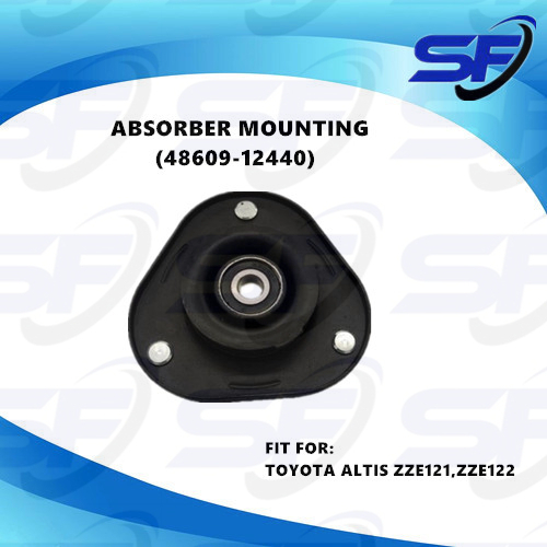 TOYOTA ALTIS ZZE121,ZZE122 (01-06Y) ABSORBER MOUNTING (48609-12440 ...