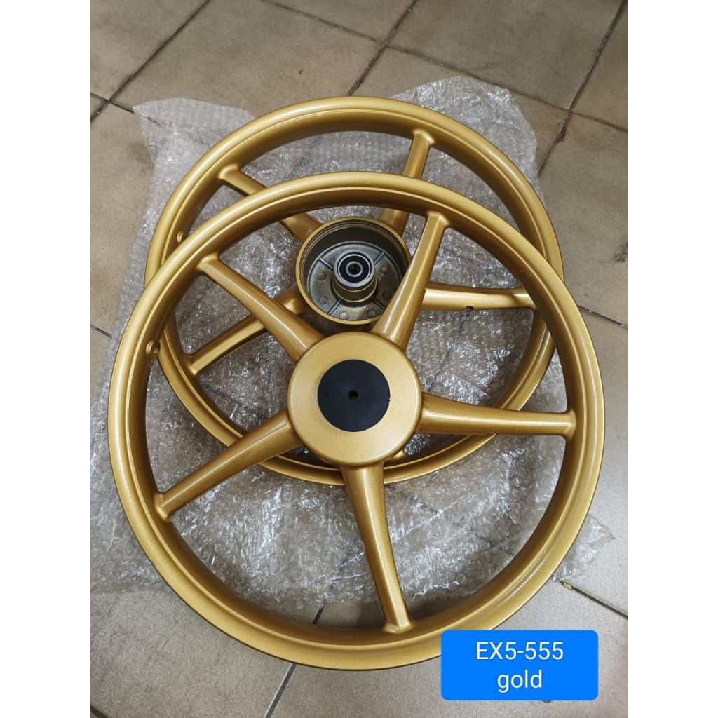 SPORT RIM 5L GTO 555 5 BATANG SP522 EX5 / EX5 DREAM / WAVE 100 RIM ...