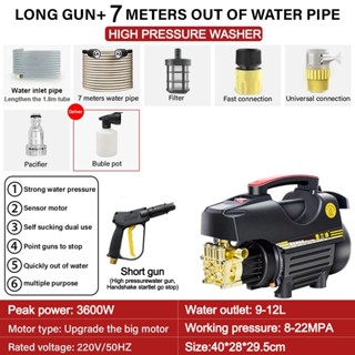 3600W Car High Pressure Cleaner High Pressure Portable Water Jet 220V Home Cleaner Spray Car ...