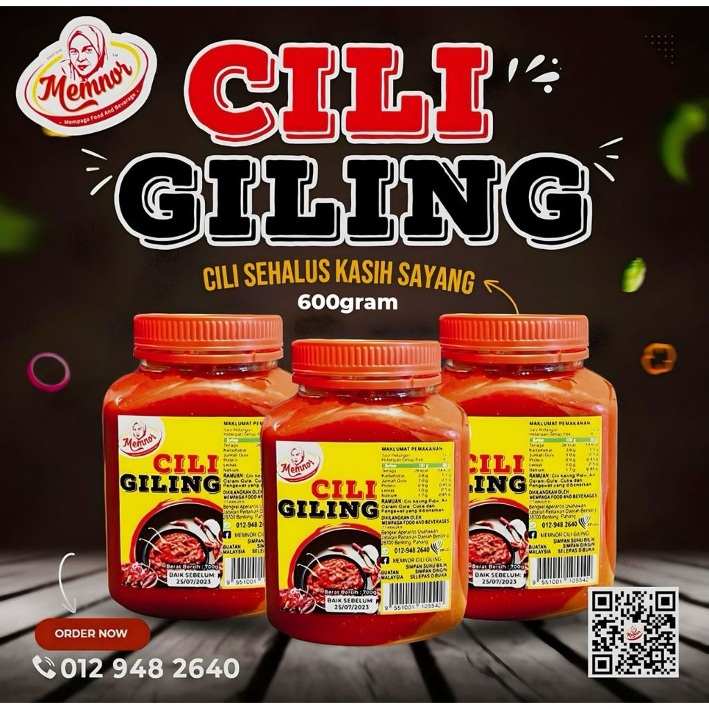 Cili Giling Memnor Piorr (400g) | Shopee Malaysia