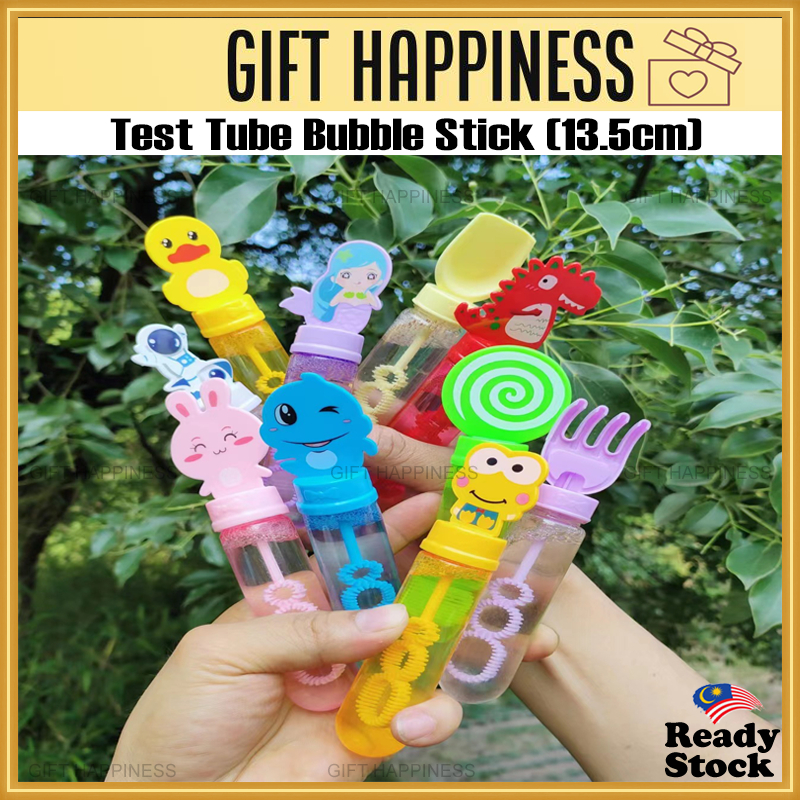Test Tube Bubble Stick (13.5cm) Kids Birthday Party Toys Gift Happiness ...