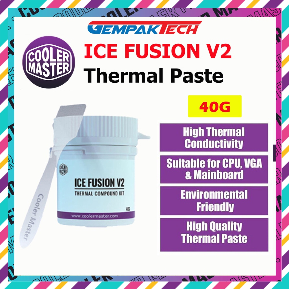 Cooler Master Ice Fusion V2 thermal paste compound grease - RG-ICF-CWR3 ...