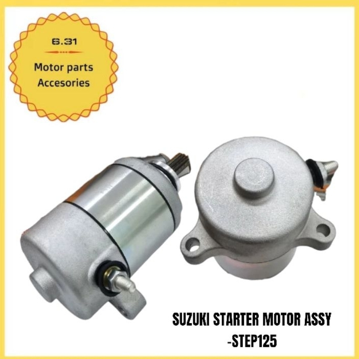 JLM SUZUKI STEP125 SKYDRIVE STARTER MOTOR ASSY A CLASS CUTTING STANDARD ...