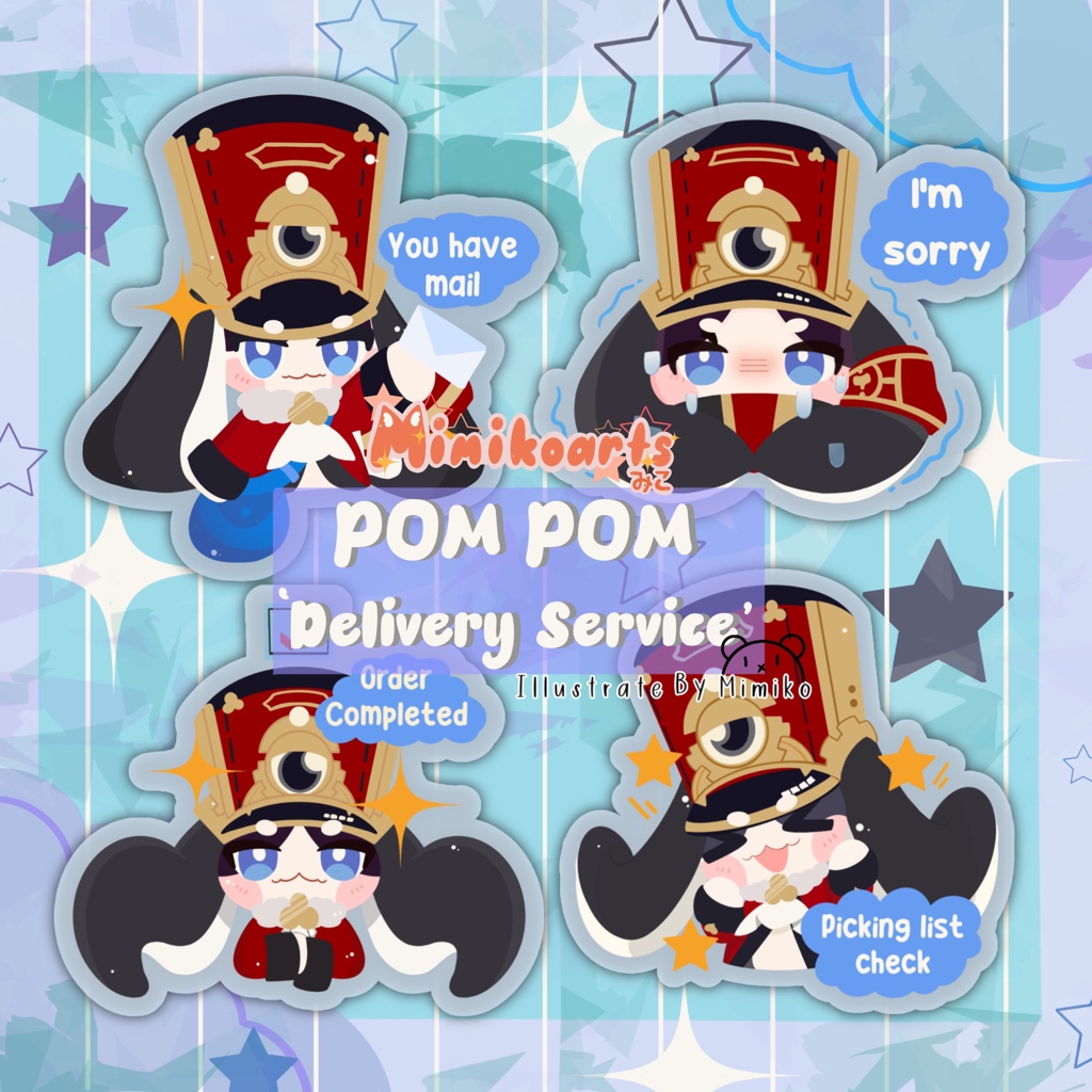 Honkai Star Rail Pom Pom Express Train Delivery Service Emotions ...