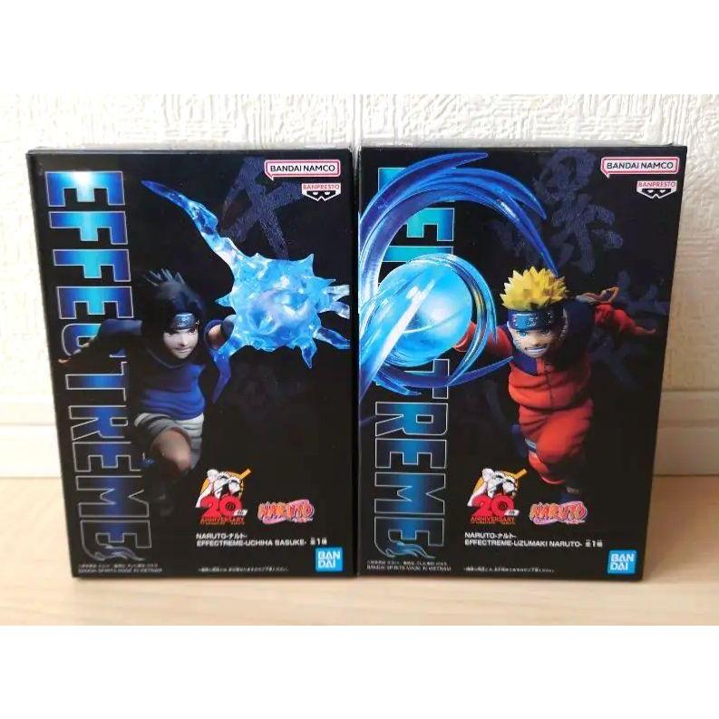 BANPRESTO Naruto Uzumaki & Sasuke Uchiha Figure EFFECTREME NARUTO 20th ...