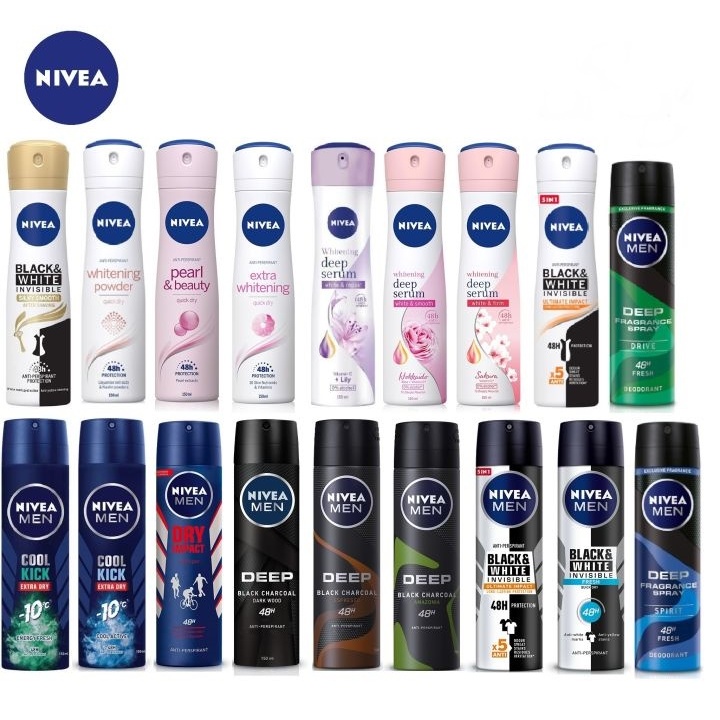 NIVEA MEN /WOMEN DEODORANT SPRAY 150ml (Free Shipping West Malaysia ...