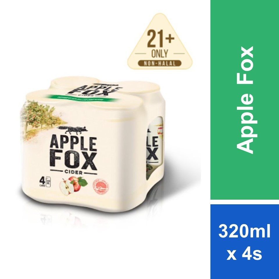 Apple Fox Cider Can 320ml x 4s | Shopee Malaysia