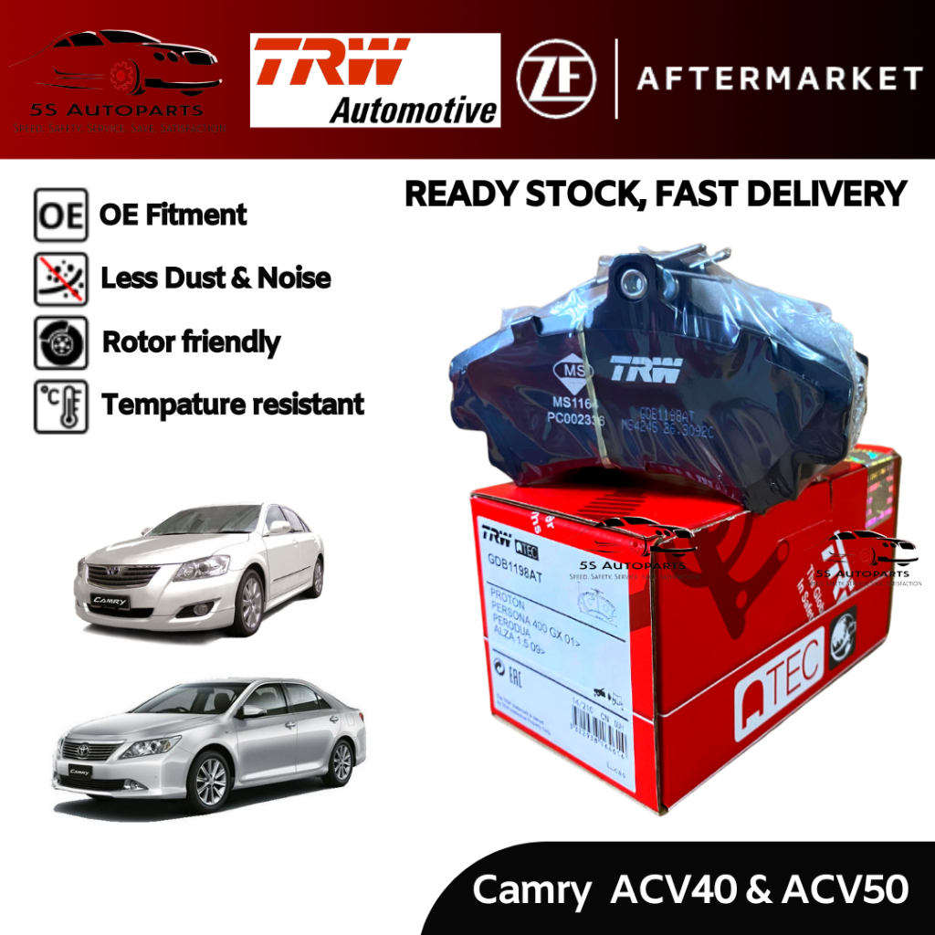 TRW Toyota Camry ACV40 ACV41 ACV50 ACV51 Front (Depan) & Rear (Belakang ...