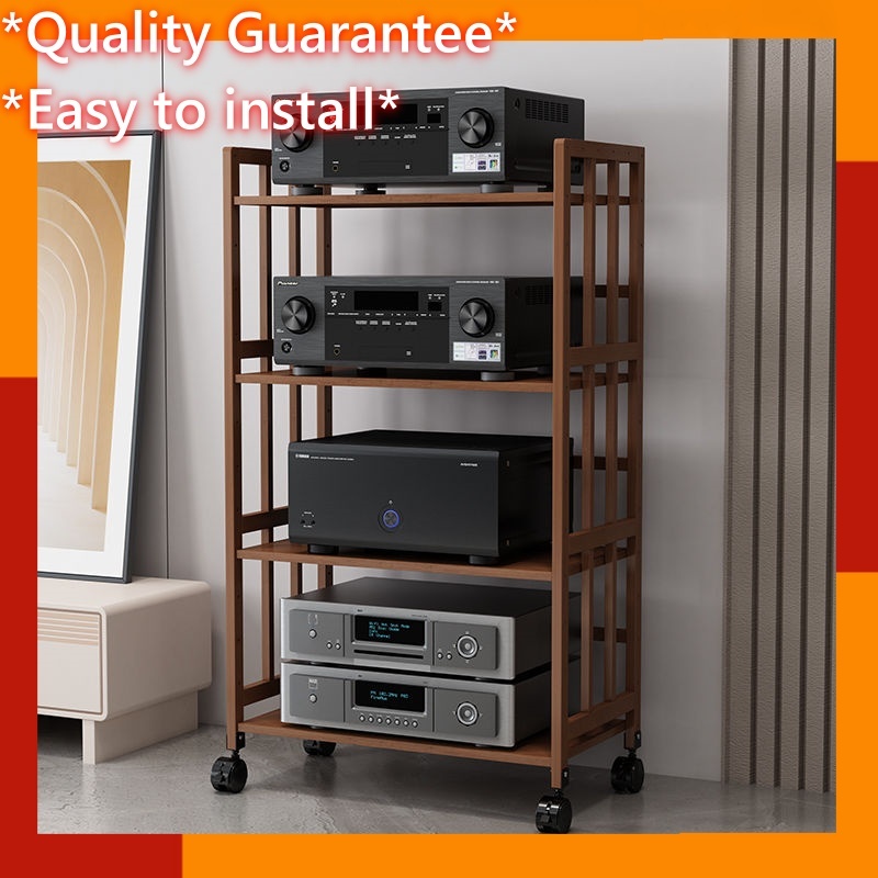 Amplifier rack solid wood audio placement rack home theater cabinet ...