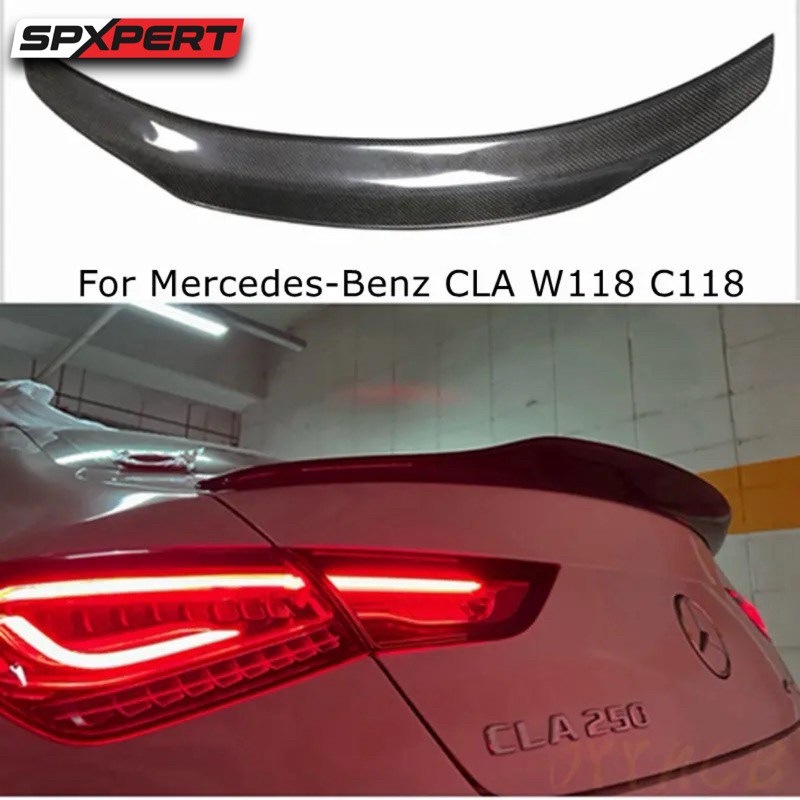 Meecedes benz w118 psm spoiler glossy black | Shopee Malaysia